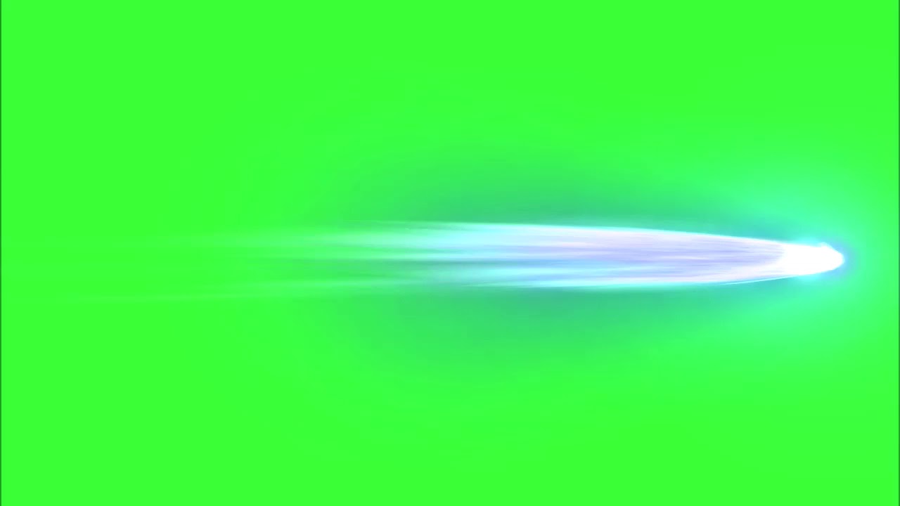 comet free green screen effect - YouTube
