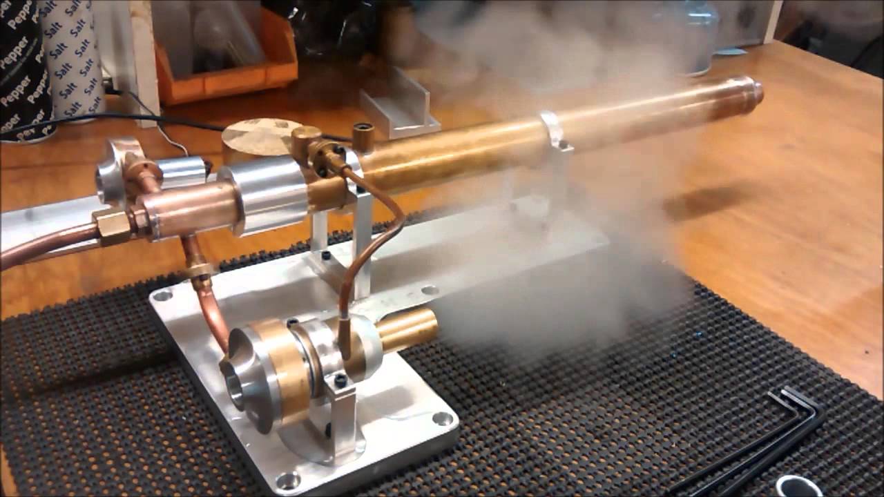 Prototype Steam Turbine Engine . (Wolfgang Engineering) - YouTube