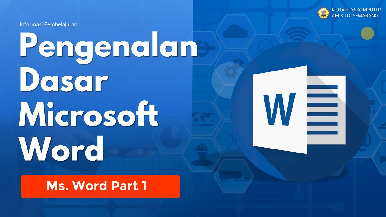 Tutorial 04 - Pengenalan Microsoft Word - Operator Komputer_1 - YouTube