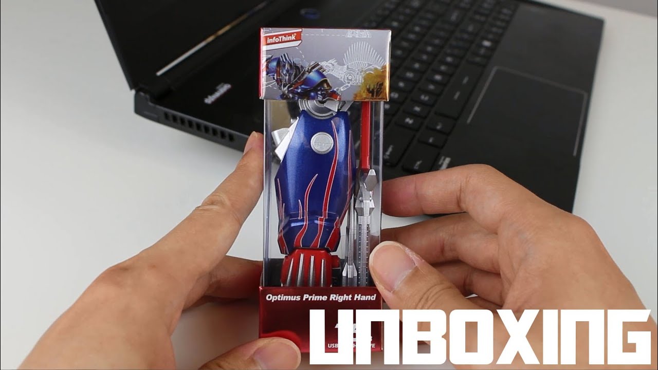 Optimus Prime Hand USB Flash Drive - Unboxing / First Look - YouTube