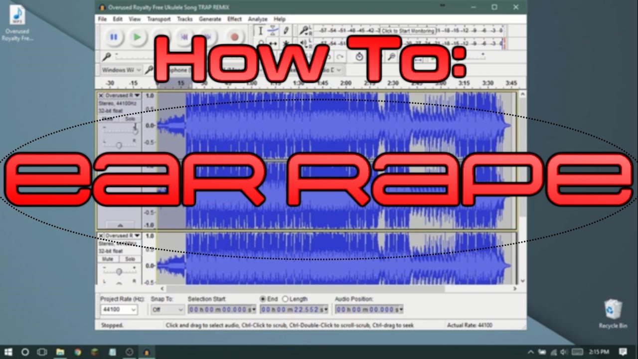 How To Make Ear Rape - YouTube
