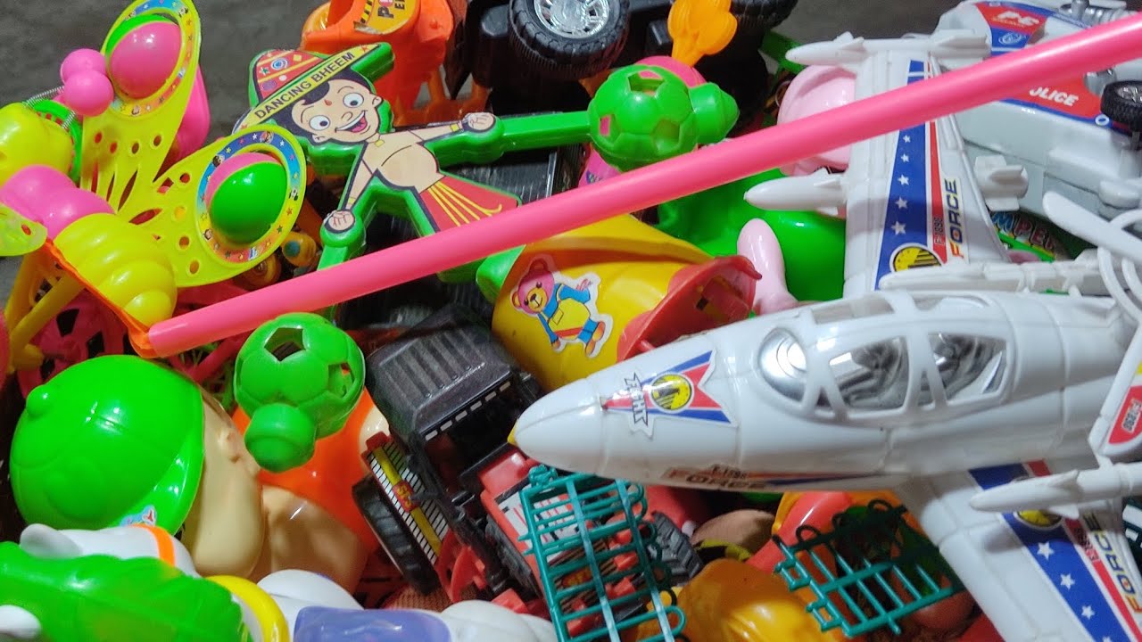 gadi wala cartoon toy helicopter dumper truck kar auto ricksha tektar ...