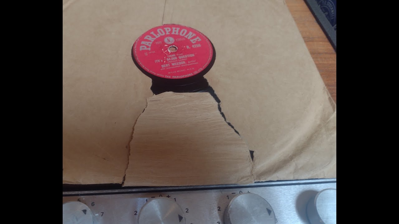 Theme from ITV's 64,000 Question - Bert Weedon - 78rpm - YouTube