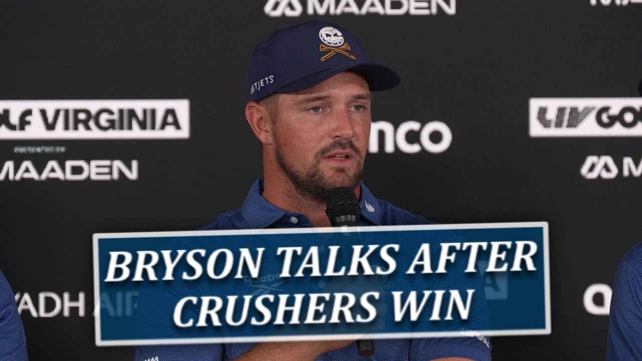 Crushers GC Captain Bryson DeChambeau Speaks After Team Win At LIV Golf ...