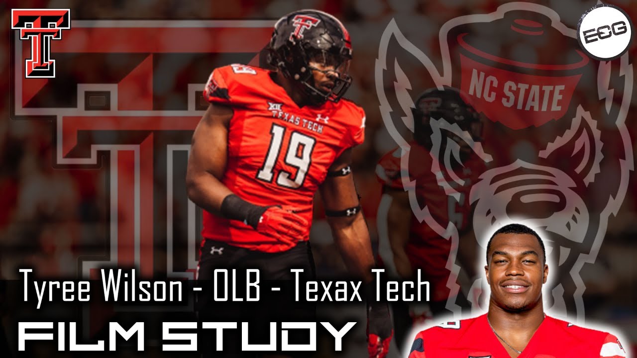Tyree Wilson Film Study - OLB - Texas Tech | @ NC State - YouTube