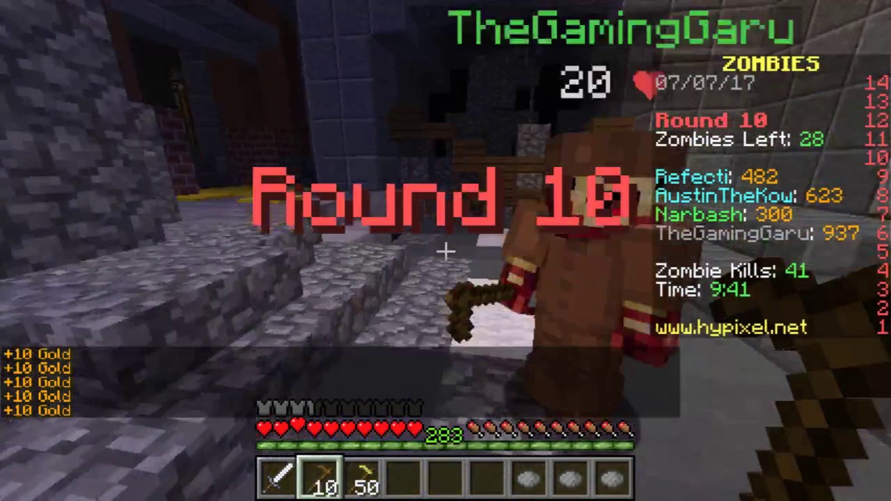 [MINECRAFT UNFILTERED] Hypixel Zombies: Bombie's Downfall - YouTube
