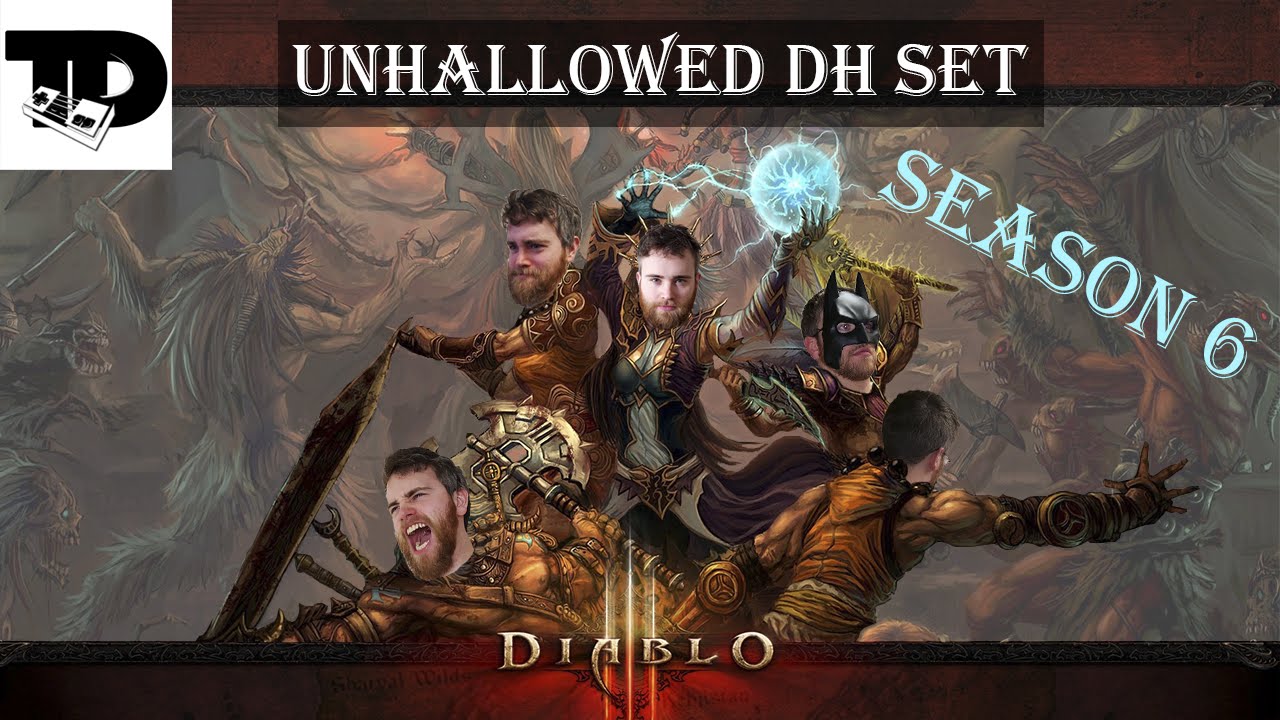 Demon Hunter Unhallowed Set | Season 6 Patch 2.4.1 | Basic Greater Rift ...