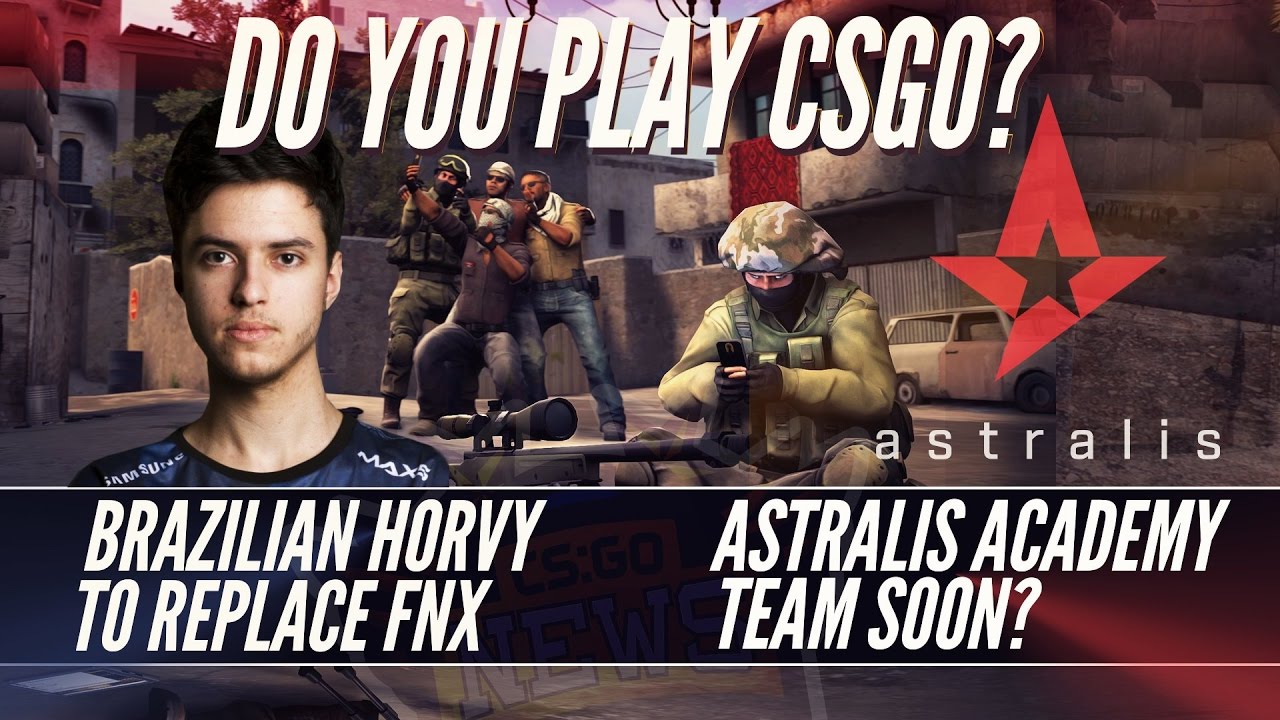 Horvy To Replace FNX, Do You Play CSGO? Astralis Academy, JW's Brother ...