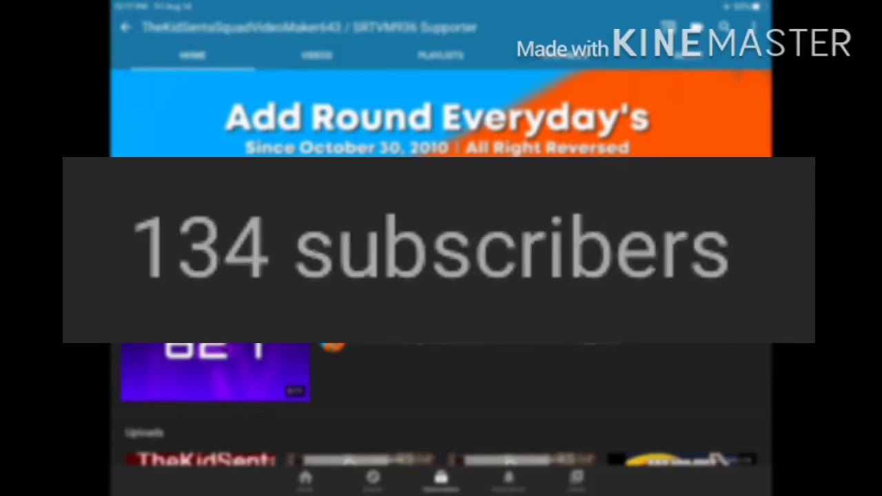 OH MY GOOD TO 134 SUBSCRIBERS YOUR CHANNEL!!!!!!!!! AND ALWAYS FOR HAVE ...