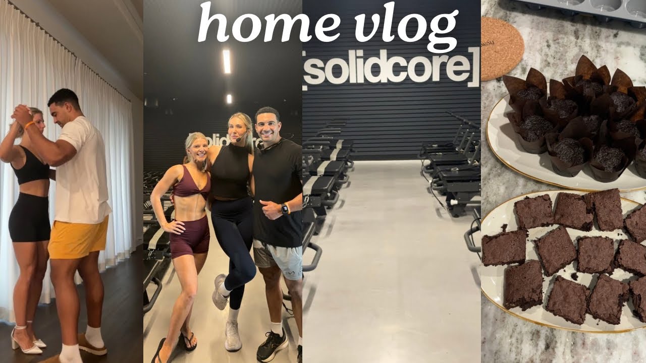 VLOG: solidcore workouts, Sephora haul (for wedding makeup), practicing for our first dance ...