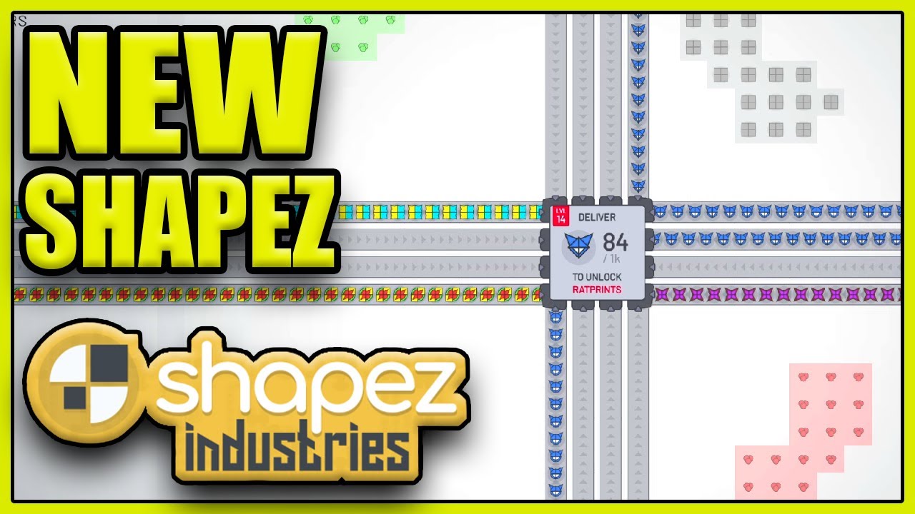 We Can Make NEW Shapes?! - Shapez Industries Lets Play - Episode 2 ...