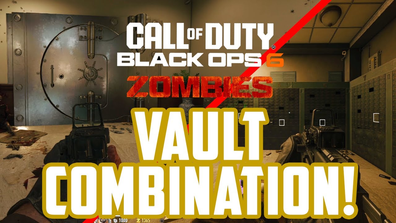 VAULT COMBINATION / LOCATIONS - Black Ops 6 ZOMBIES Liberty Falls - YouTube