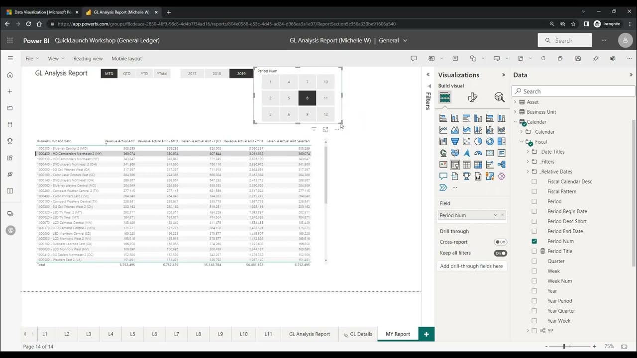 Lesson 4: Adding Titles and Organizing Your Report Objects - YouTube