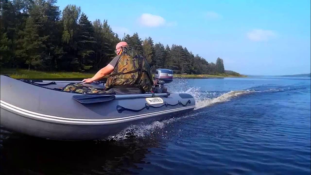 адмирал 375s + yamaha 5 - YouTube