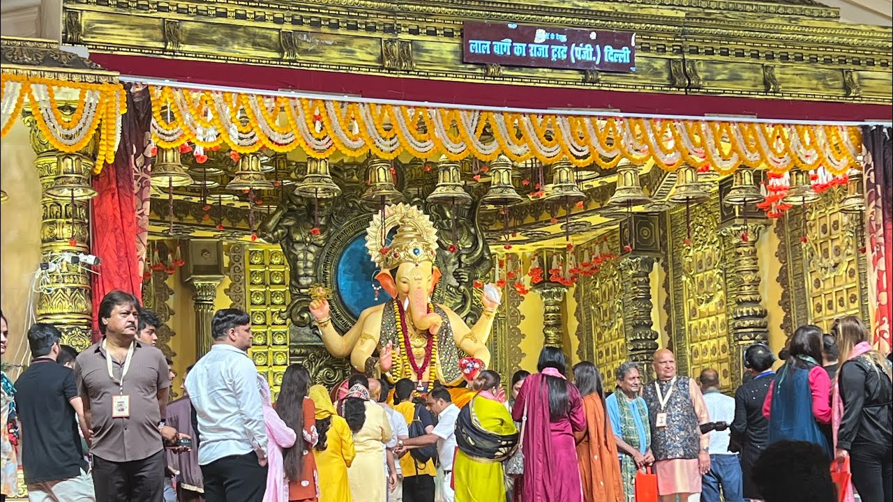 Lalbagh Cha Raja in Delhi || Ganpati Bappa || NSP Punjabi Bagh Delhi ...