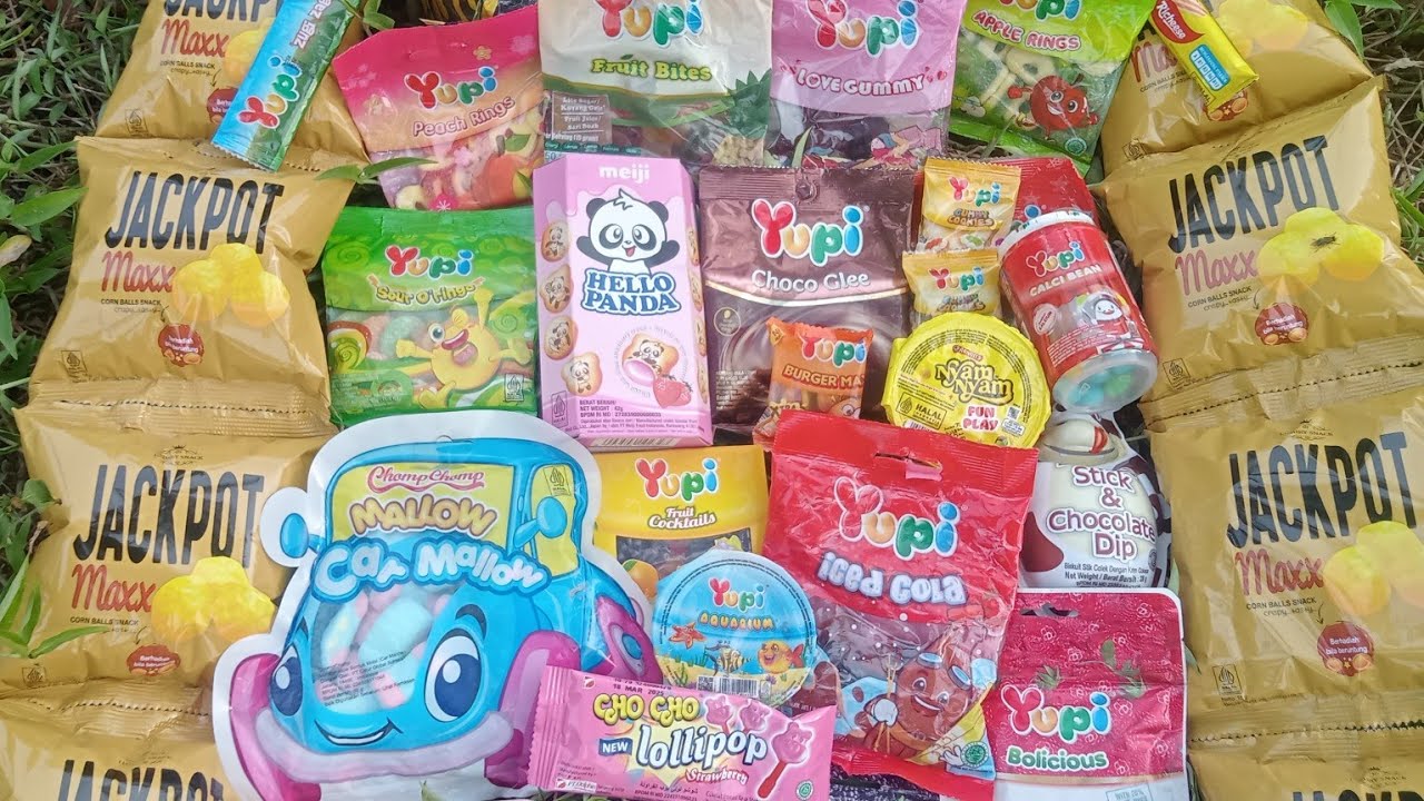 Hunting Permen Yupi !!! Triple Bolicious, Snack Jackpot Lolipop,Sapi ...