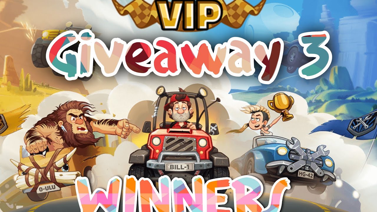 Hill Climb Racing 2 VIP Giveaway 3 Winners - YouTube