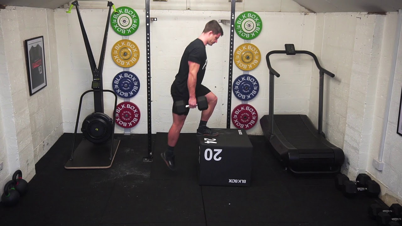 DB step ups with 2 DBs - YouTube