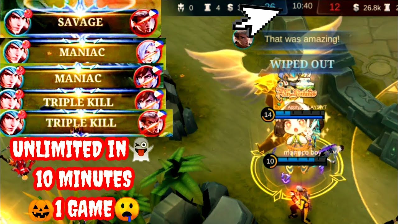 SURPRISE👻 UNLIMITED TRIPLE KILL, MANIAC, SAVAGE IN 10 MINUTES 1 GAME🤤 ...