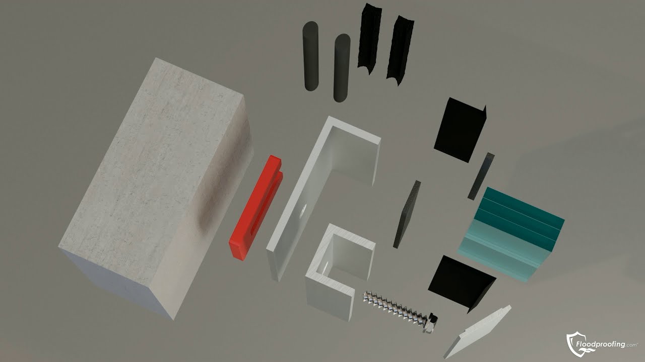 Floodproof Window + Glass Flood Wall: Details - YouTube