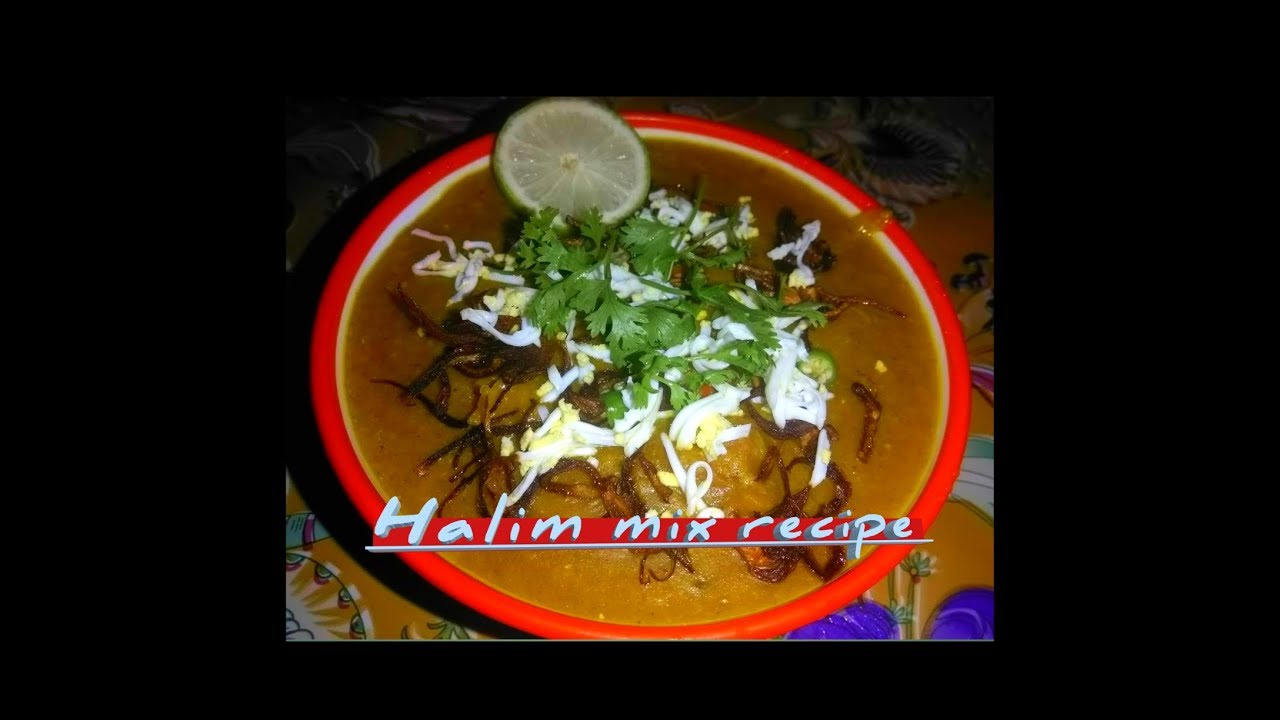Halim mix recipe by alL iN onE - YouTube