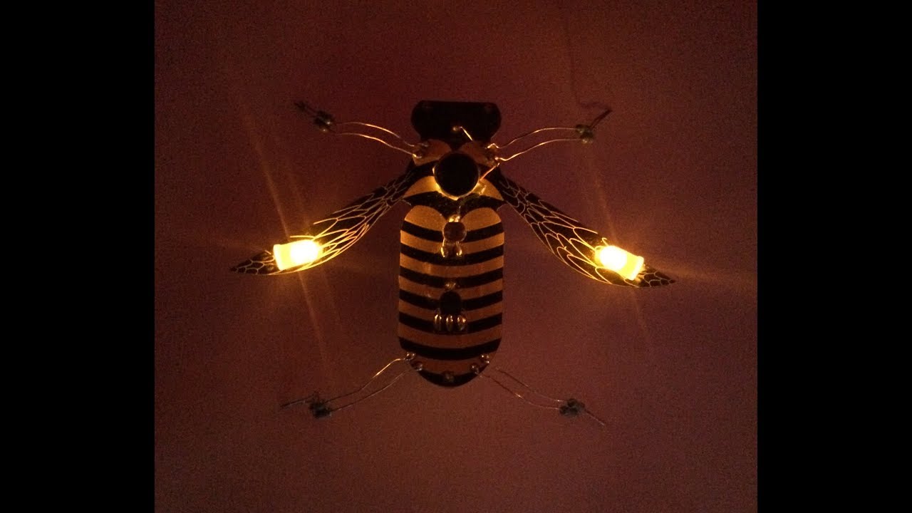 BugZee Slow Mo | Electronic bee glowing LEDs in the dark. - YouTube