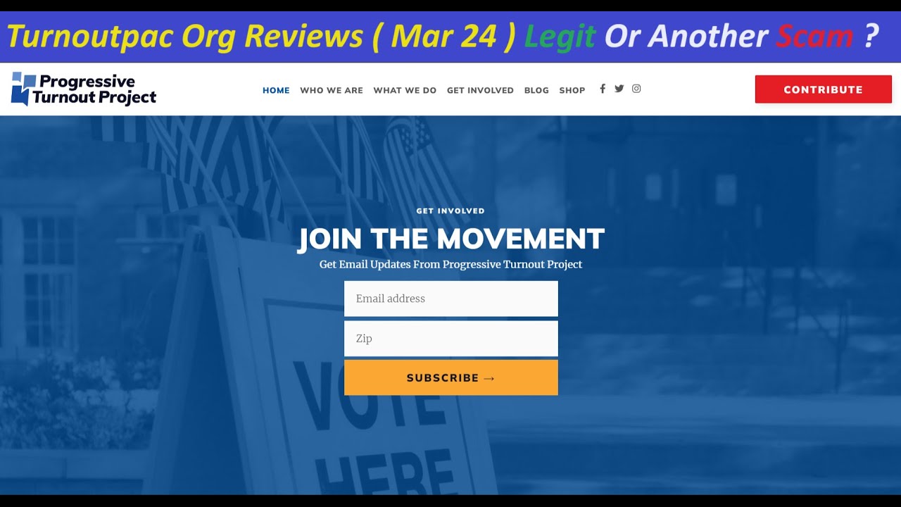 Turnoutpac Org Reviews ( Mar 24 ) Legit Or Another Scam ? ! Turnoutpac ...