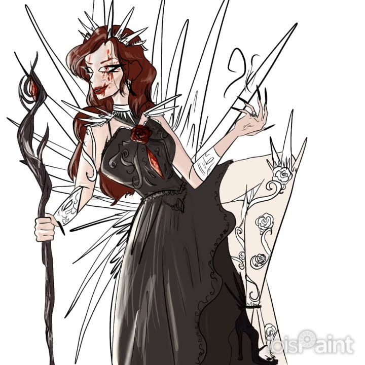 Drawing My Evil OC, Rose #shorts#evil#drawings#OCs - YouTube