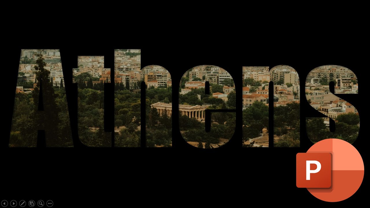 How to create a school power point presentation about Athens tutorial - YouTube