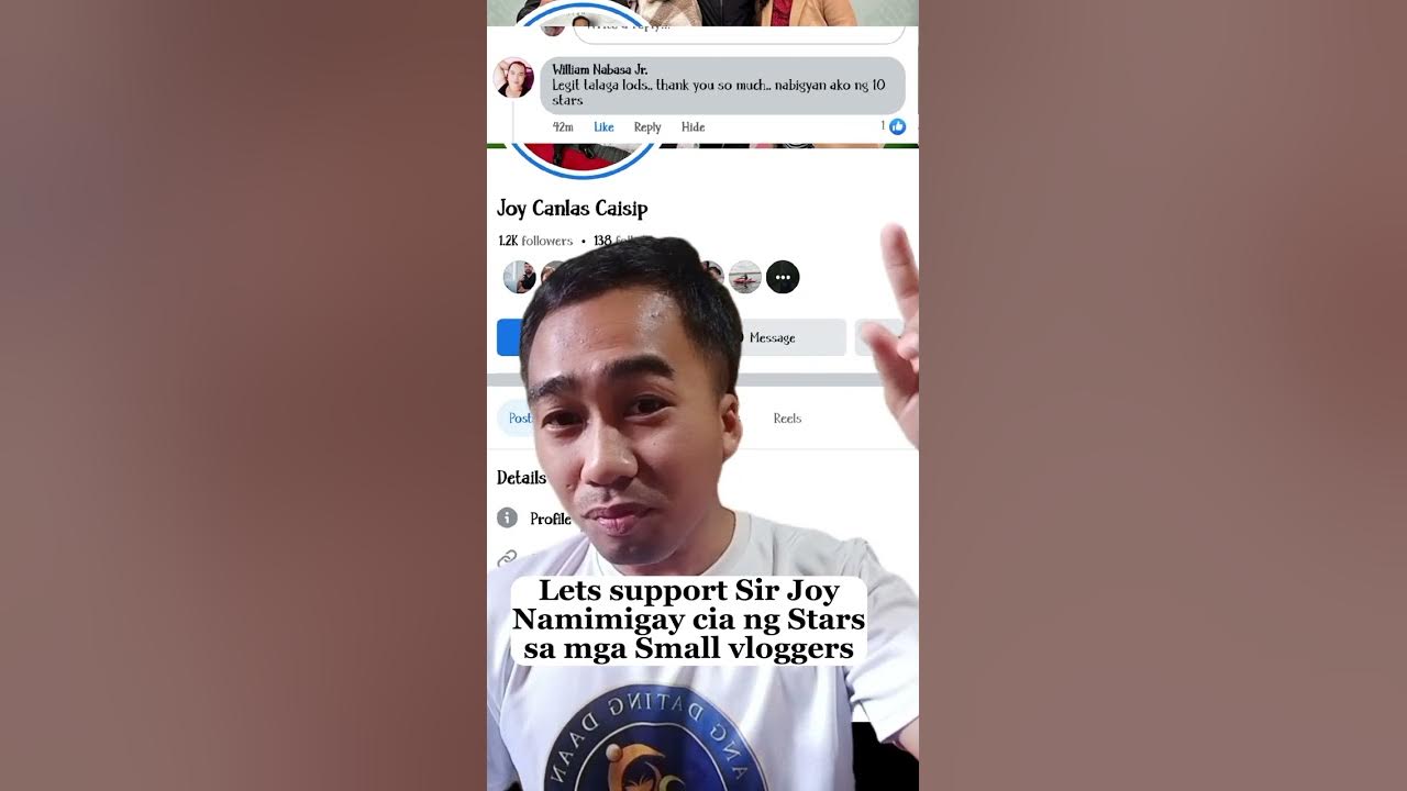Lets support sir Joy Canlas - YouTube