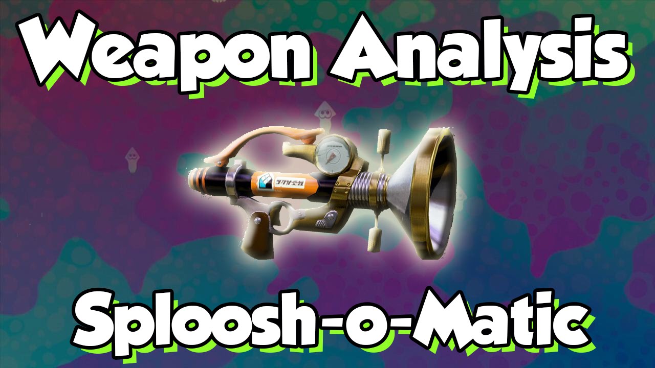 Splatoon - Weapon Analysis (Sploosh-o-Matic) [More accurate than you ...