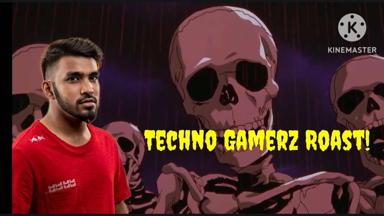 Skeleton Roasting Techno gamerz ujjwal gamer Roast | Shubh Skeleton ...