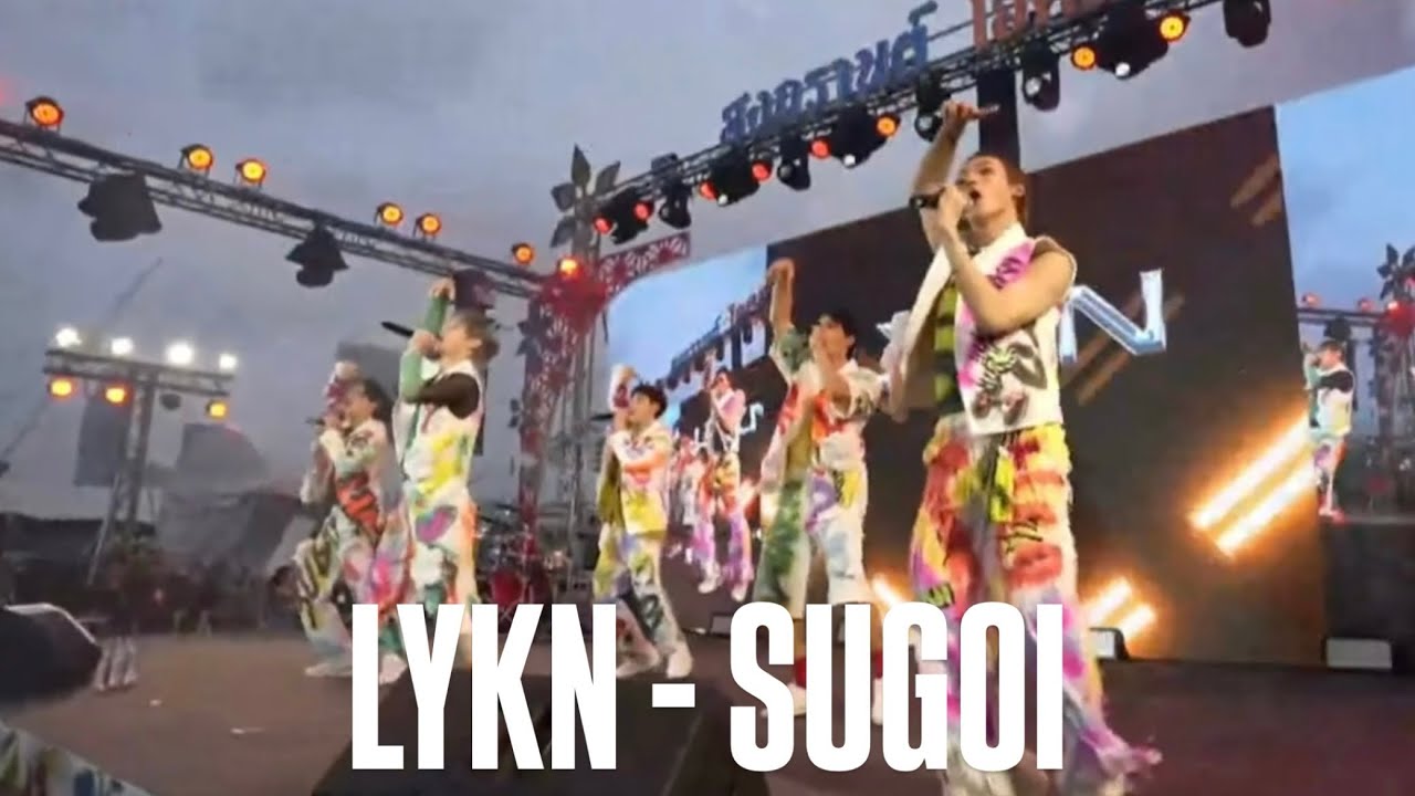 LYKN - Sugoi at ICONSIAM Songkran 2025 - YouTube