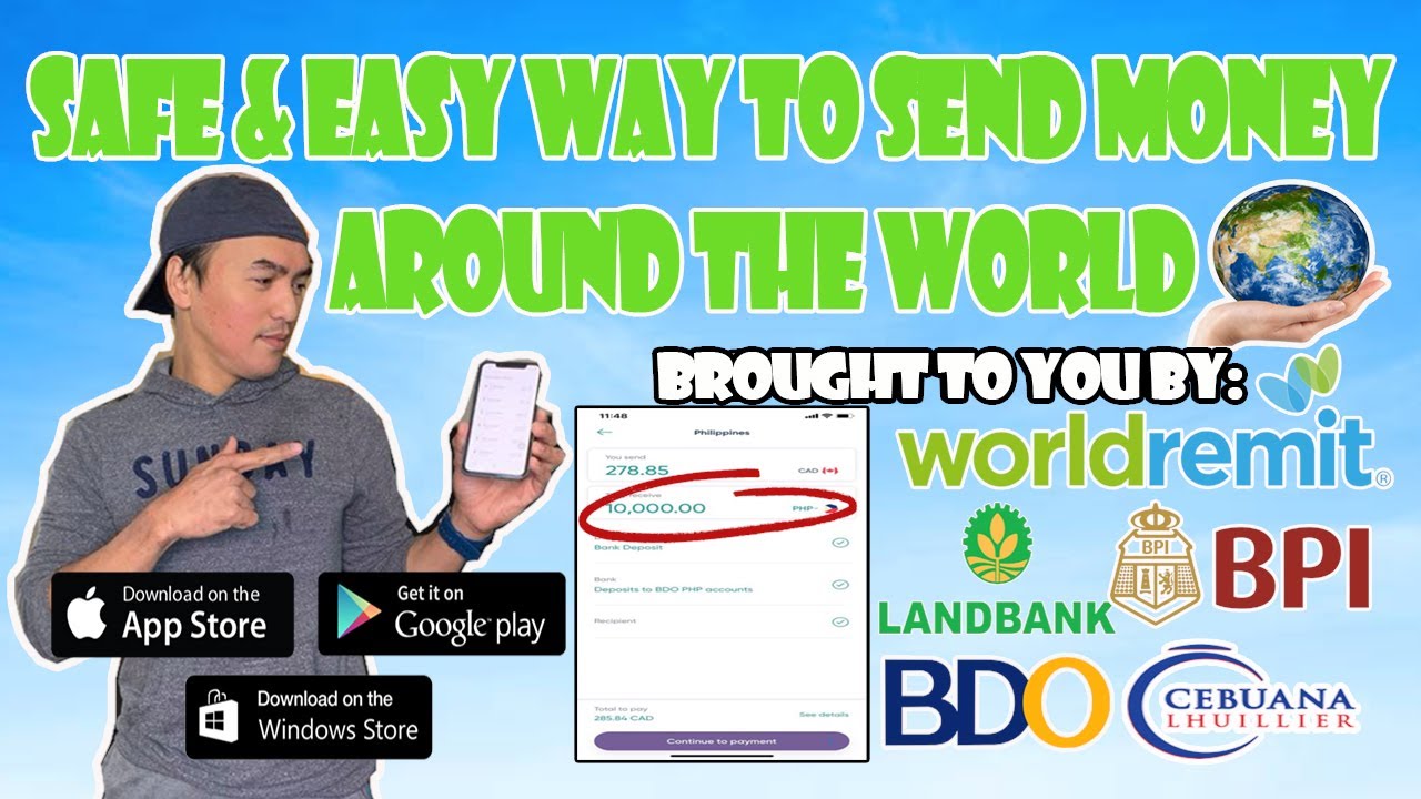 FAST & EASY WAY TO SEND MONEY AROUND THE WORLD | WORLD REMIT | TIM ...