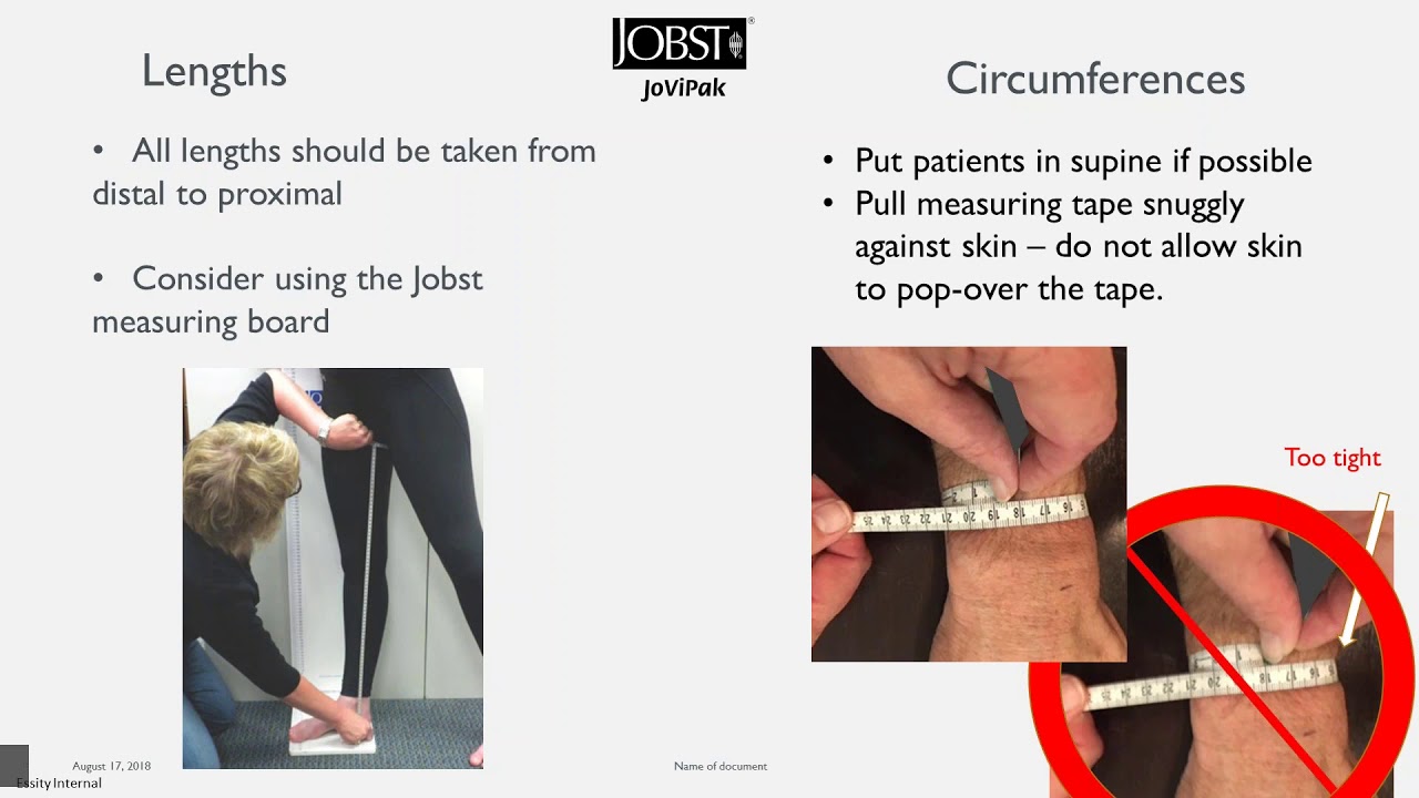 Advanced JOBST® JoViPak® Measuring Webinar - YouTube