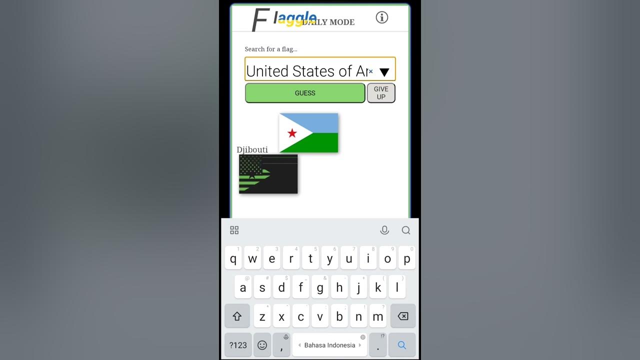 Solving Daily Mode In Flaggle Day 79 - YouTube