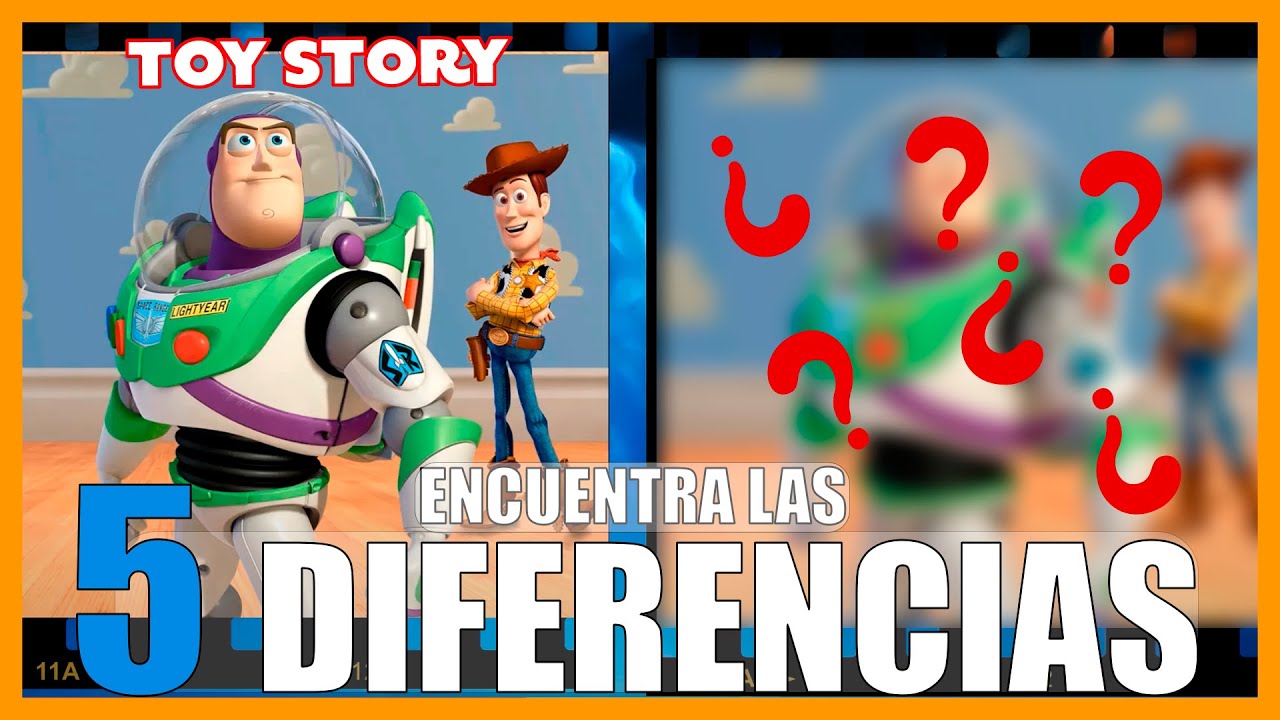 -SOLUCIÓN - Encuentra las diferencias en TOY STORY #toystory #toys Reto ...