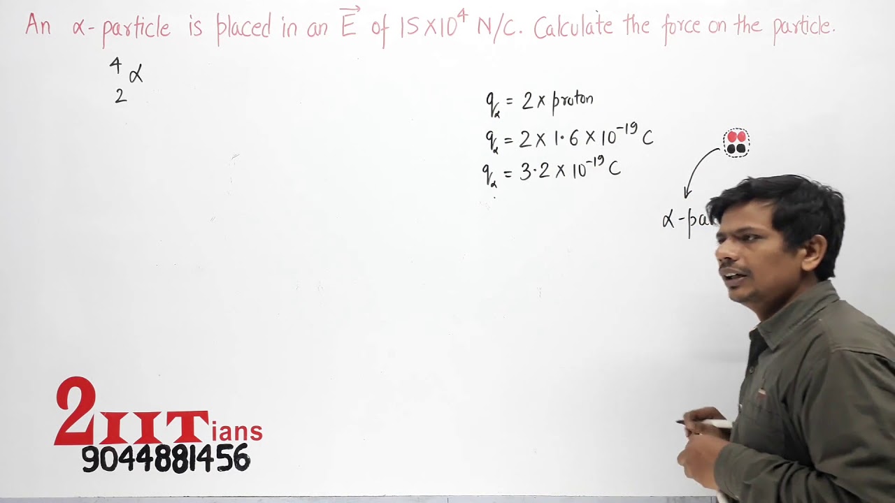 Electric Charges & Fields Q18 Class 12 Nootan Physics Numericals | An ...