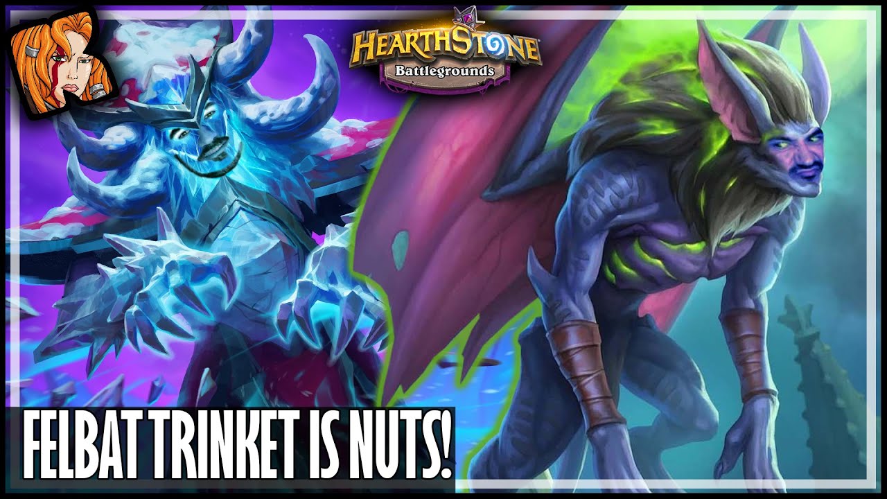 FELBAT PORTRAIT IS WAY TOO CRAZY! - Hearthstone Battlegrounds - YouTube