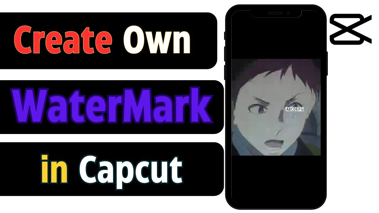 How To Make Your Own Transparent Watermark In Capcut | Add Transparent ...