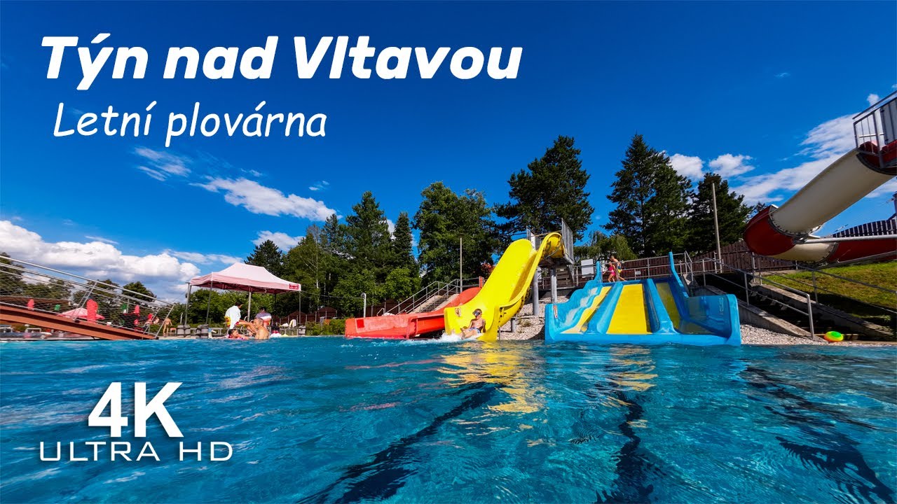 Letní plovárna - Týn nad Vltavou |4K - YouTube
