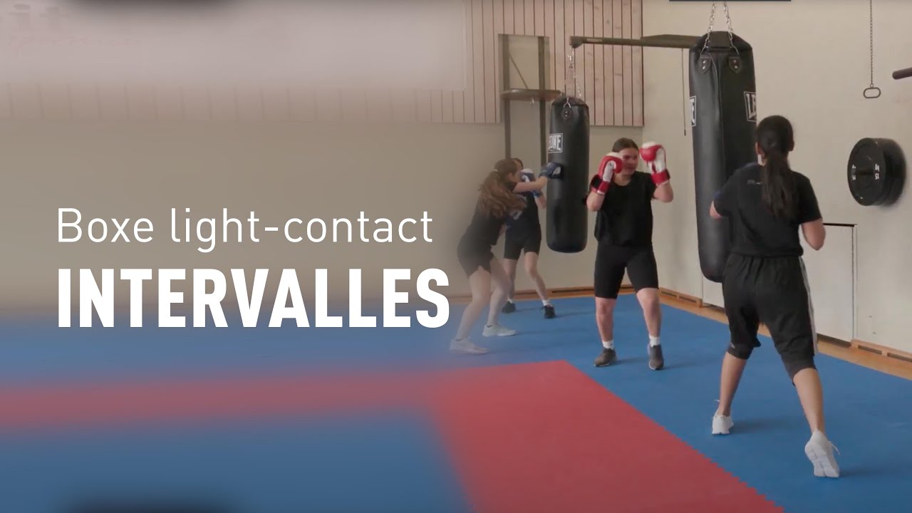 Boxe light-contact: Intervalles - YouTube