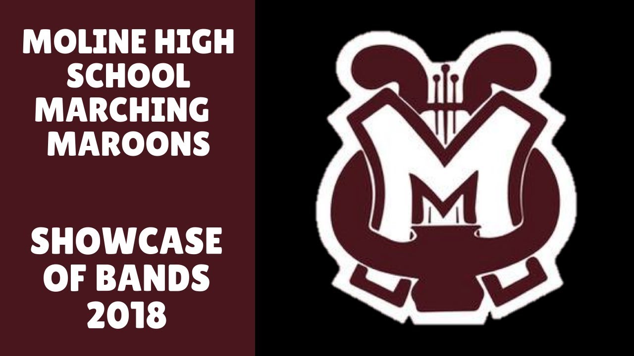 Showcase of Bands 2018 - Moline Marching Maroons - YouTube