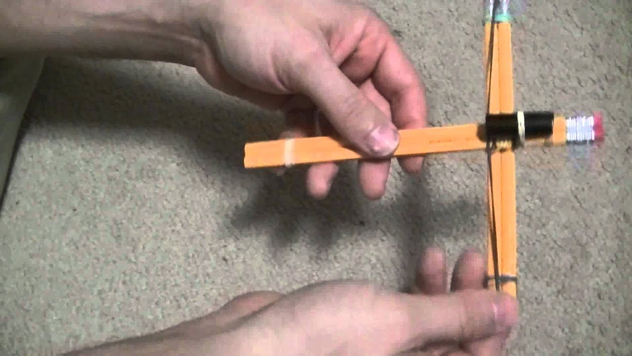 Pencil Crossbow - YouTube