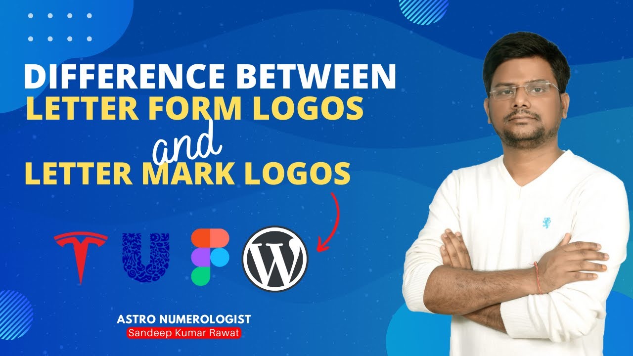 Difference between letter form logos and letter Mark logos - YouTube