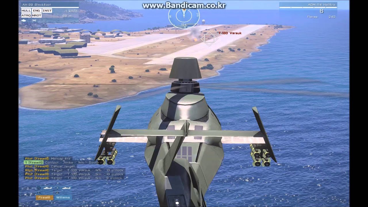 AH-99 Blackfoot External Station Test - YouTube