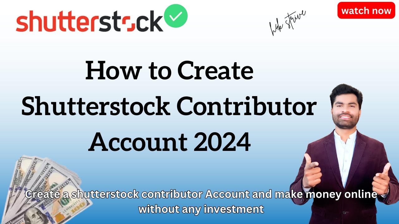 How to Create Shutterstock Contributor Account | Shutterstock ...
