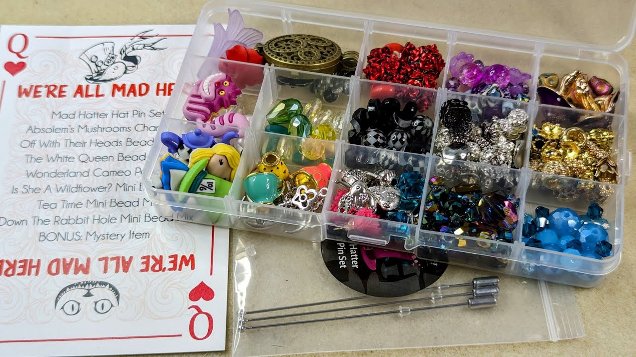 Organizing the Oct '23 Jesse James Beads Magical Mystery Bead Box ...