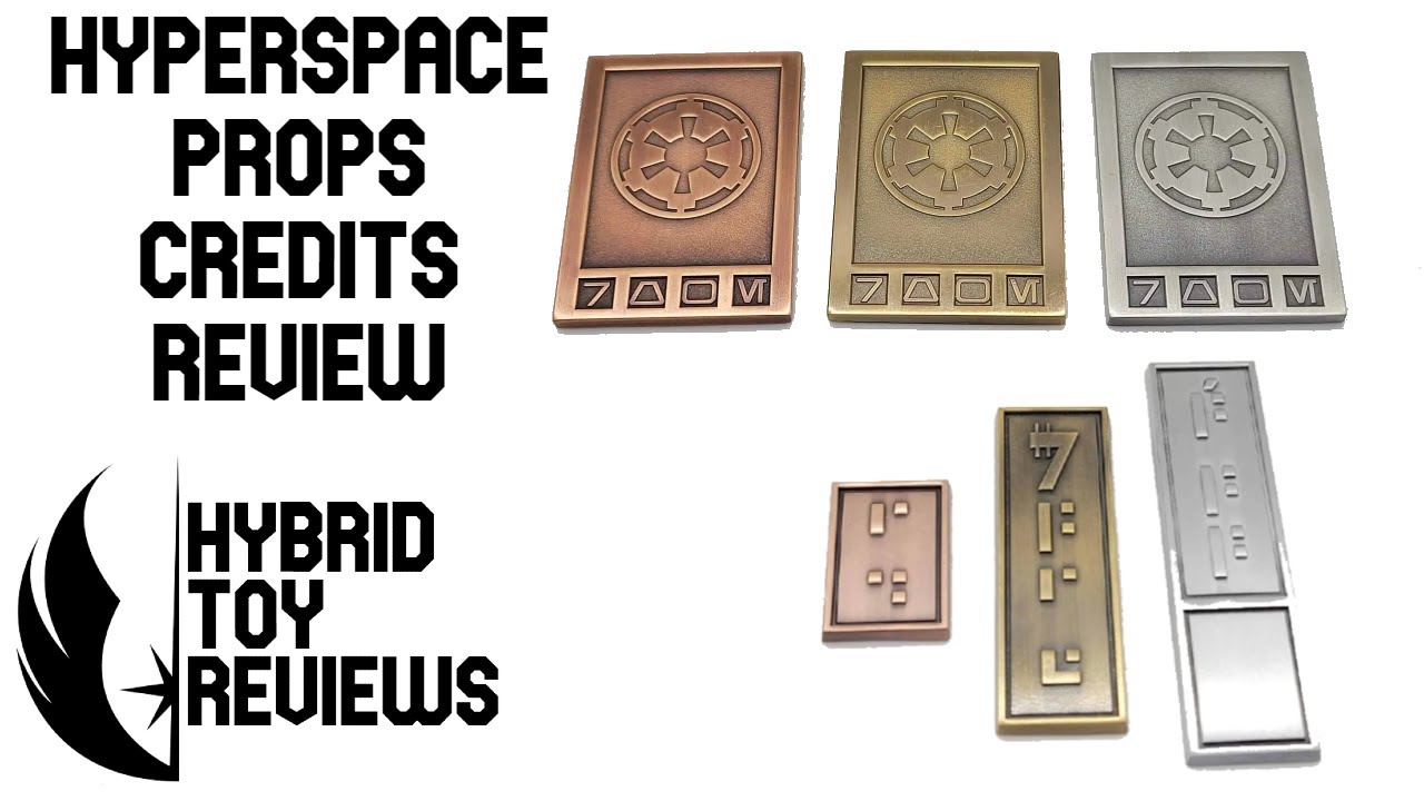 Hyperspace Props Star Wars Imperial and Sabacc Credits Prop Replicas ...