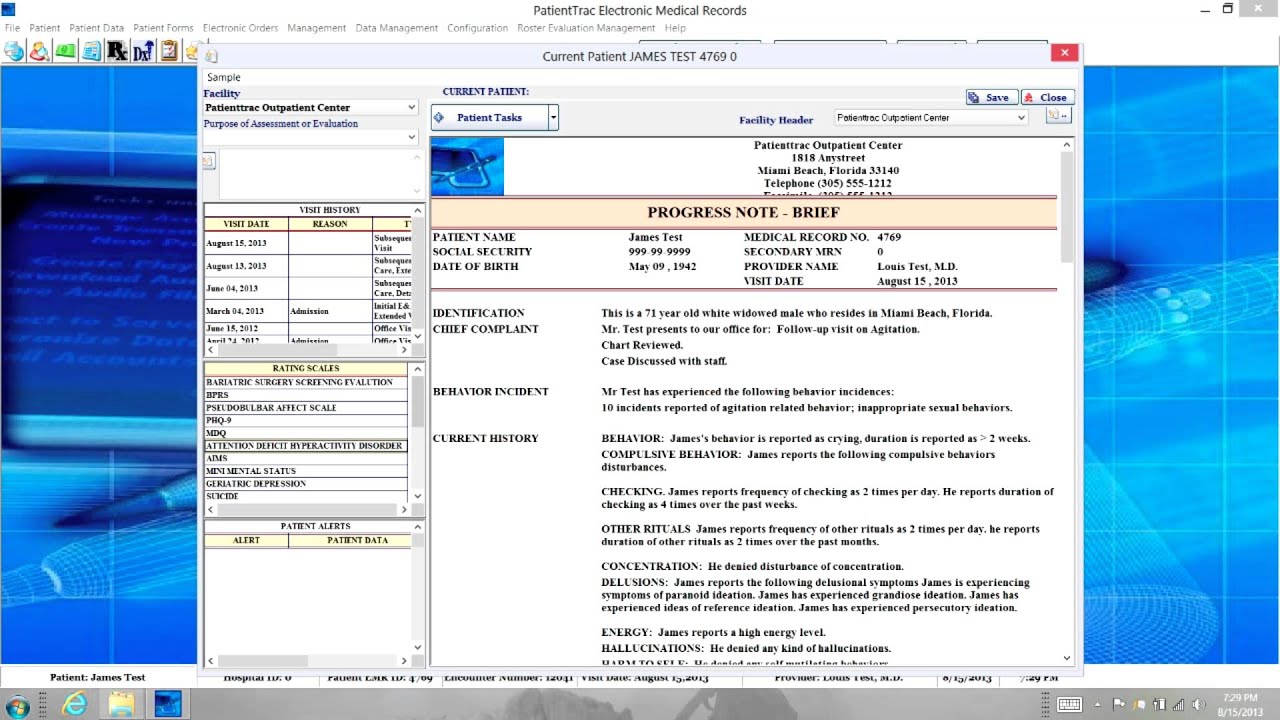 EMR for Psychiatry and Mental Health. PatientTrac EMR Introduction ...